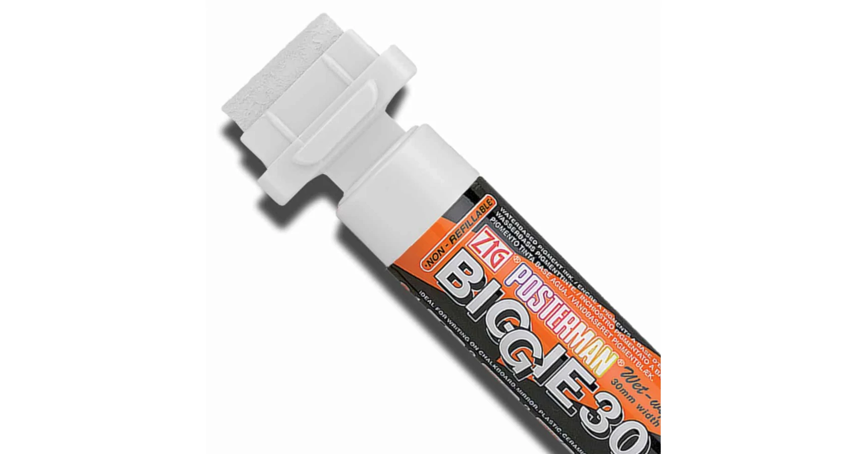 ZIG Sign Posterman Wet-Wipe Biggie 30 White (PMA-880-000) - marker ...